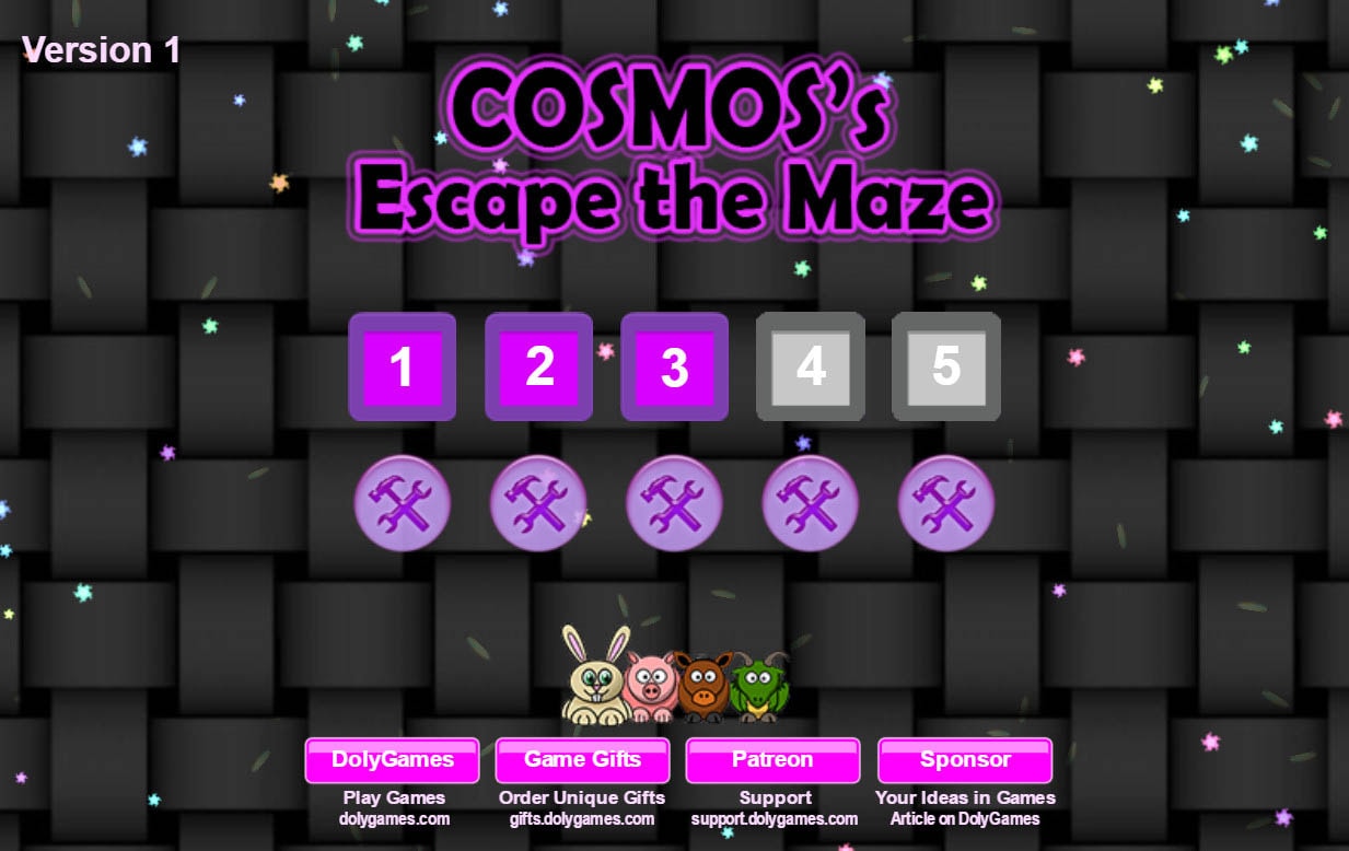 Maze Puzzle - PLAY FREE - by COSMOS - DolyGames