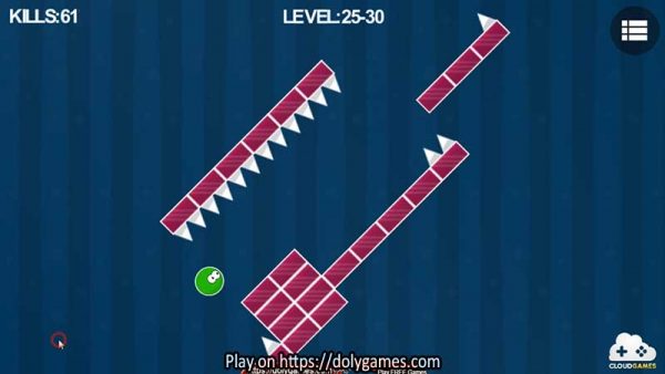 GREEN BALL Game - Fun Platformer - 100% PLAY FREE - DolyGames