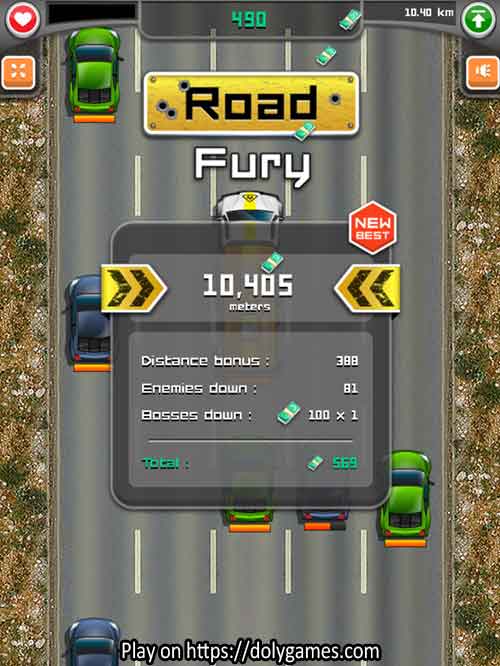 ROAD FURY - Car Racing & Shooting - PLAY FREE - DolyGames